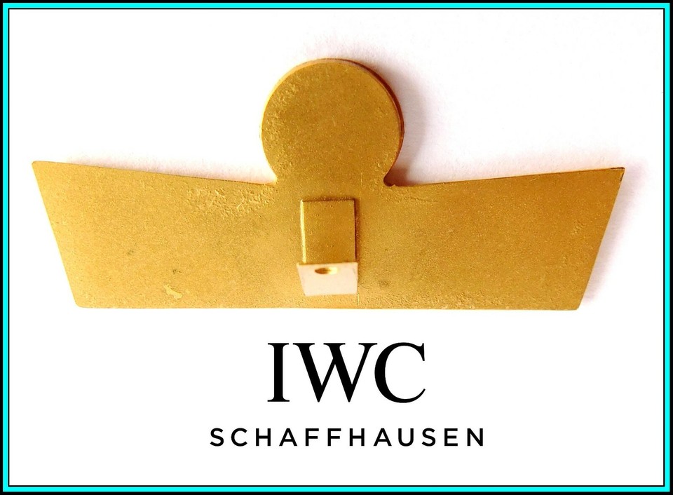 IWC - RARE VINTAGE 1960's IWC Enameled Window Shop Display SIGN ...