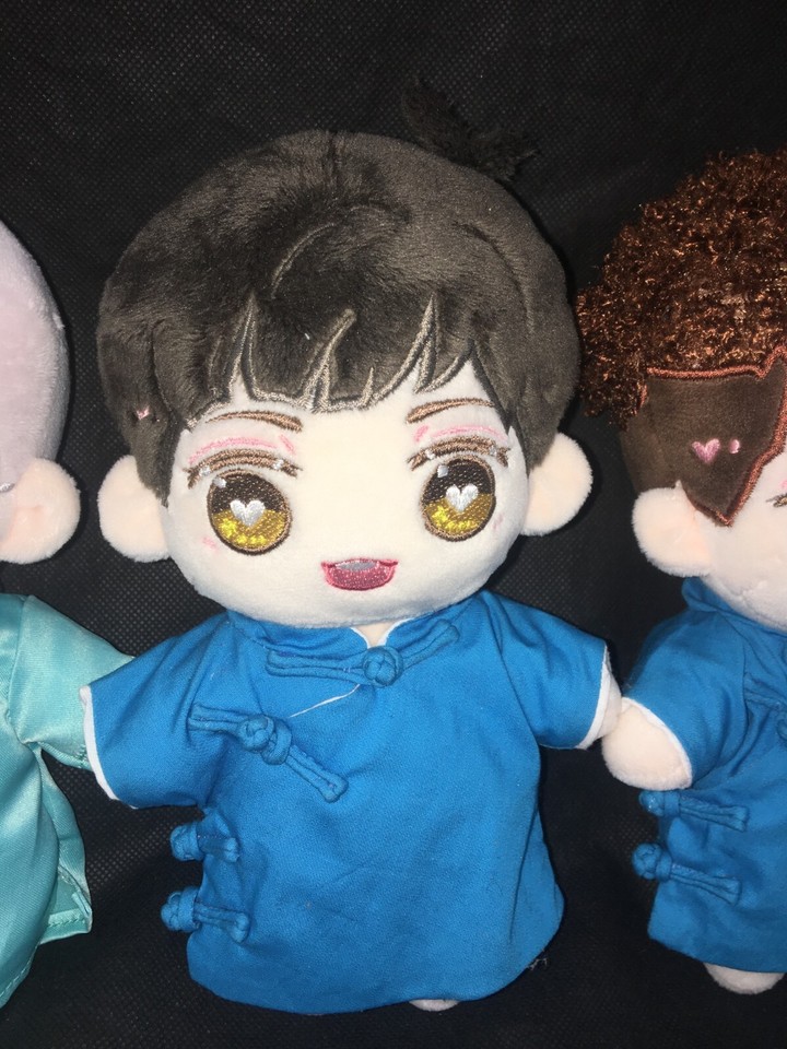 MO DAO ZU SHI 8" Plushies Set x 4 Wei Wuxian Lan Wangji Jiang Cheng Nie ...