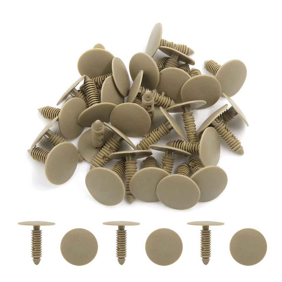 30 Pcs 7mm x 25mm x 28mm Car Plastic Trim Door Panel Retainer Clips ...