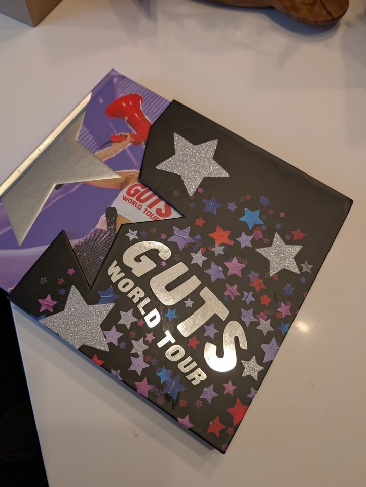 Olivia Rodrigo GUTS World Tour Book with Stickers & Poster | eBay