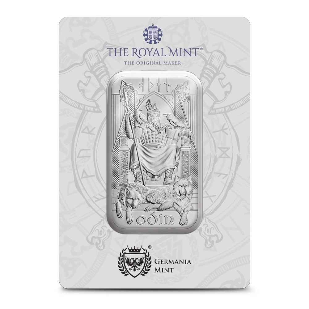1 oz The Royal Mint Norse Gods Odin Silver Bar (New) | eBay