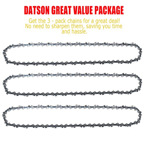 12 Inch Chainsaw Chain FOR Stihl 3610 005 0044, 61PMM3 44,3/8" LP .043 ...