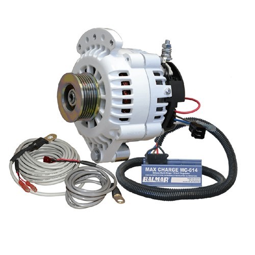 Balmar 621 Series 120A Kit W/Mc-614 Regulator, T-Sensor, K6 Pulley ...