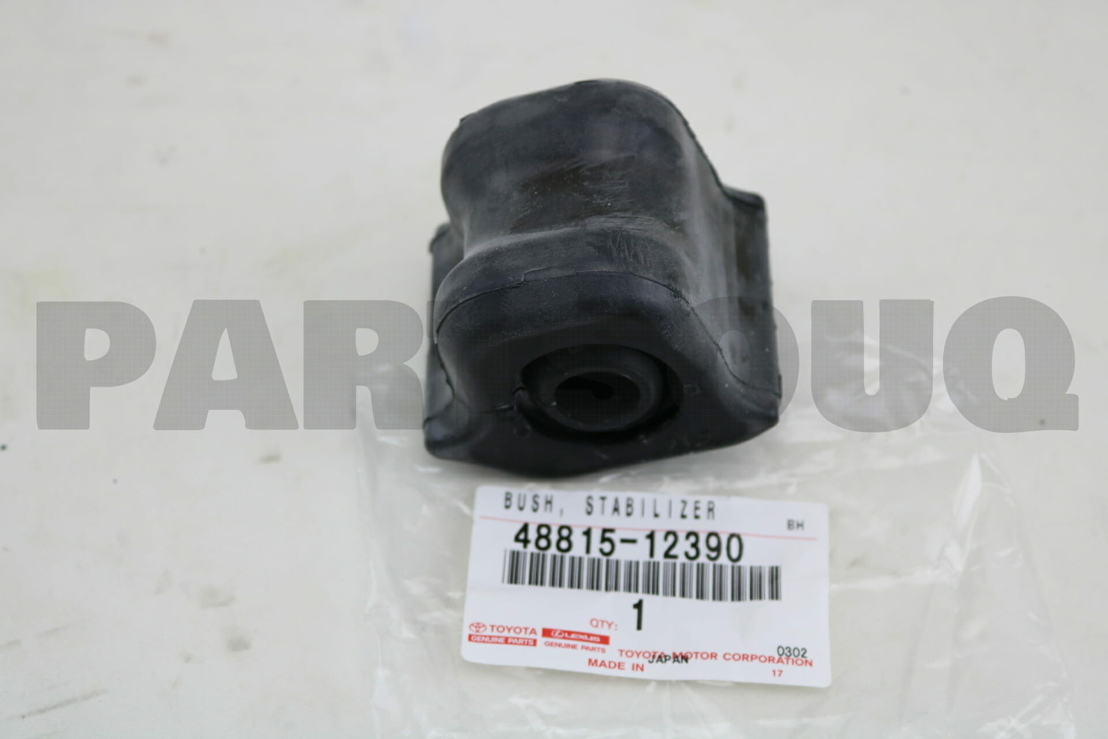 4881512390 Genuine Toyota BUSH, FRONT STABILIZER BAR, NO.1 48815-12390 ...