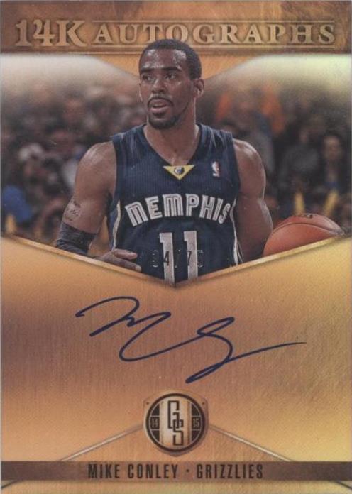 2014-15 Panini Gold Standard - 14k Autographs Mike Conley #5 /75 (AU ...