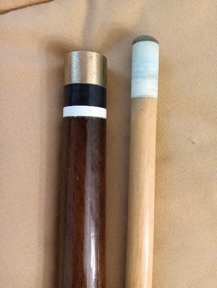 17 oz Pool Cue Stick 58" Carved Inlaid Mother Pearl | eBay