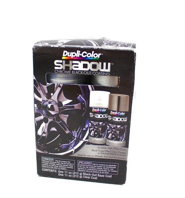 Duplicolor Shadow Chrome Black Out Coating Rims Wheels Blackout Base ...
