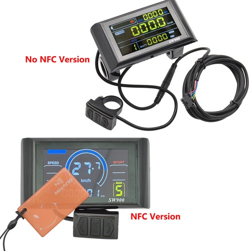 Ebike Electric Bicycle 24V/36V/48V/60V SW900 Color Screen Display Meter ...