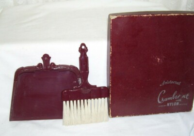 Antique Aristocrat Crumbet Pan and Broom Crumb Set | eBay