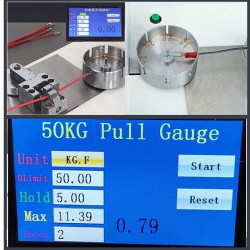 Cable crimp terminal pin pulling force tester, measures up to 500N | eBay