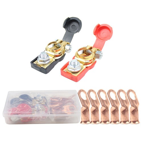 Heavy Duty Battery Terminal Car Quick Connector Cable Clamp Clip Red ...