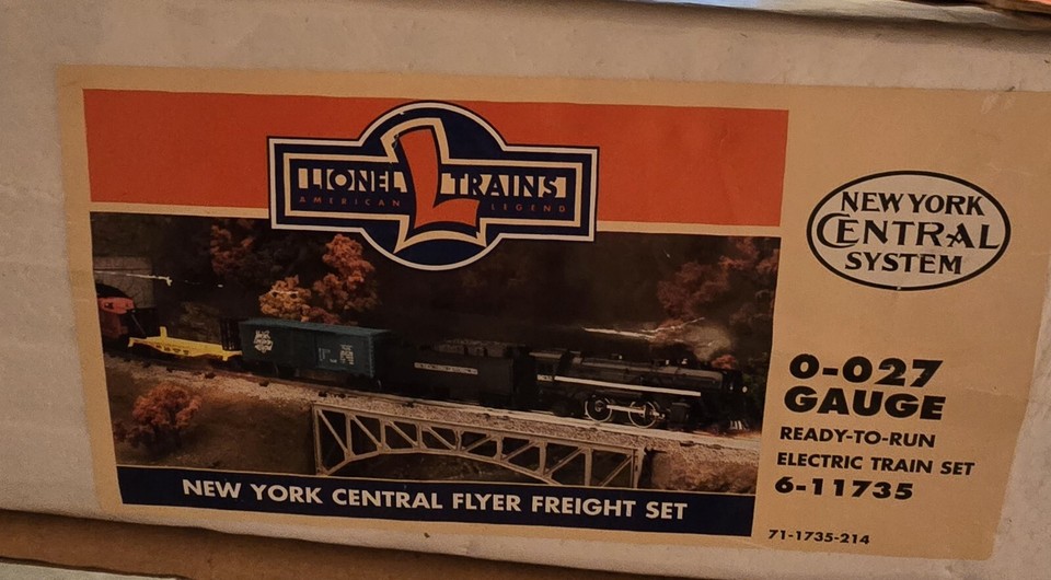 Lionel Deluxe New York Central Freight Set 0-27 Gauge 6-11735 VGC READ ...