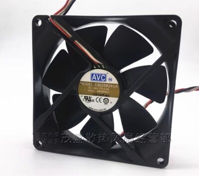 AVC 9025 C9025B24UA DC24V 0.3A 9CM 3-Pin Inverter Cooling Fan | eBay
