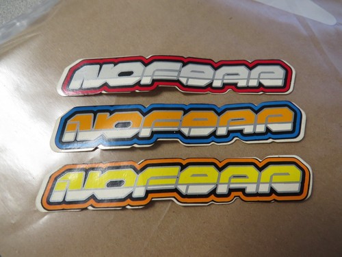 Vintage NOS No Fear Vinyl Decal Stickers DA010 QTY 3 | eBay