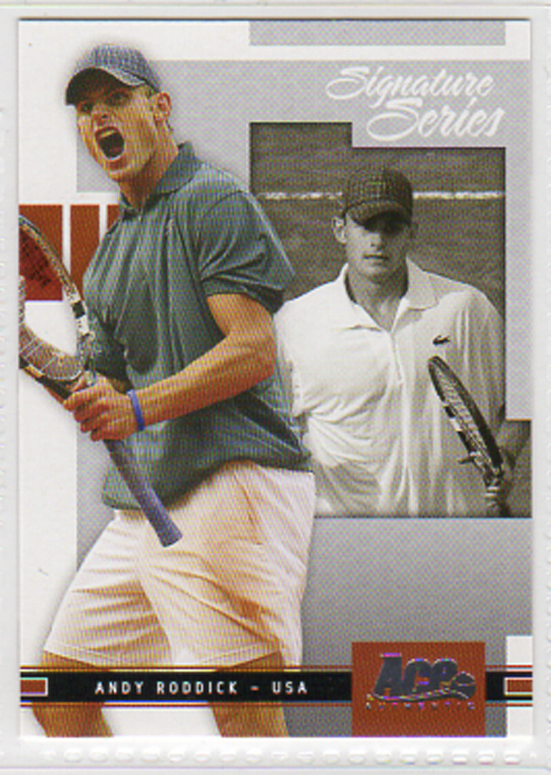 Andy Roddick - 2005 Ace Signature Series Tennis Card #3 | eBay