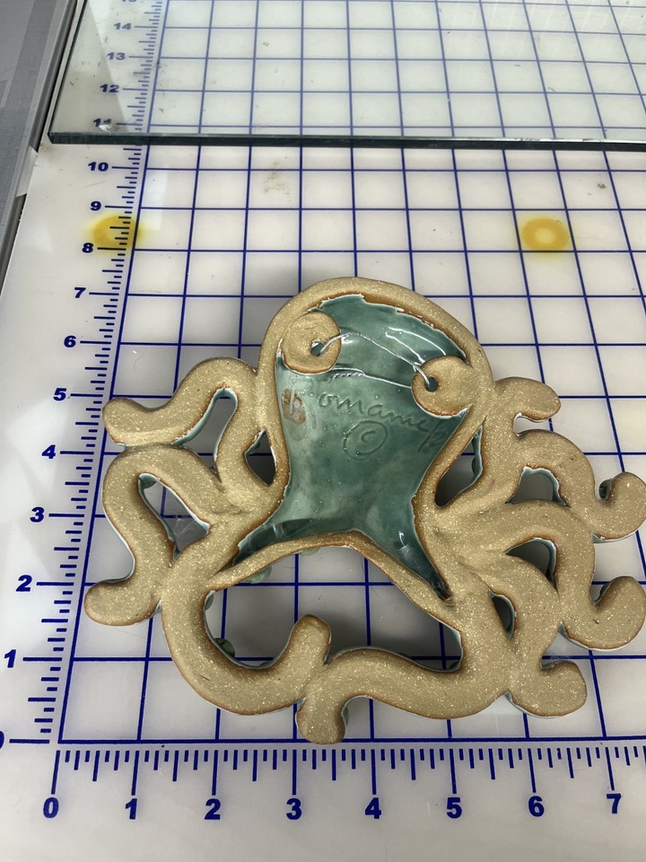 #A345 - Romanick pottery Delaware Octopus wall hanging | eBay