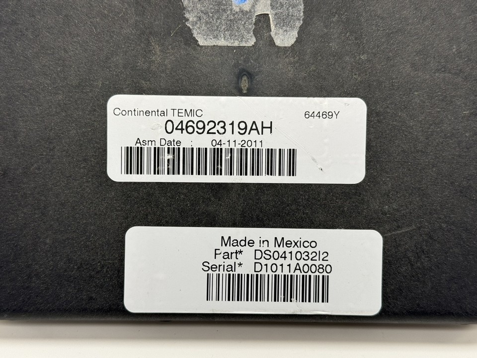 2011 DODGE RAM 1500 TOTALLY INTEGRATED POWER MODULE TIPM FUSEBOX ...