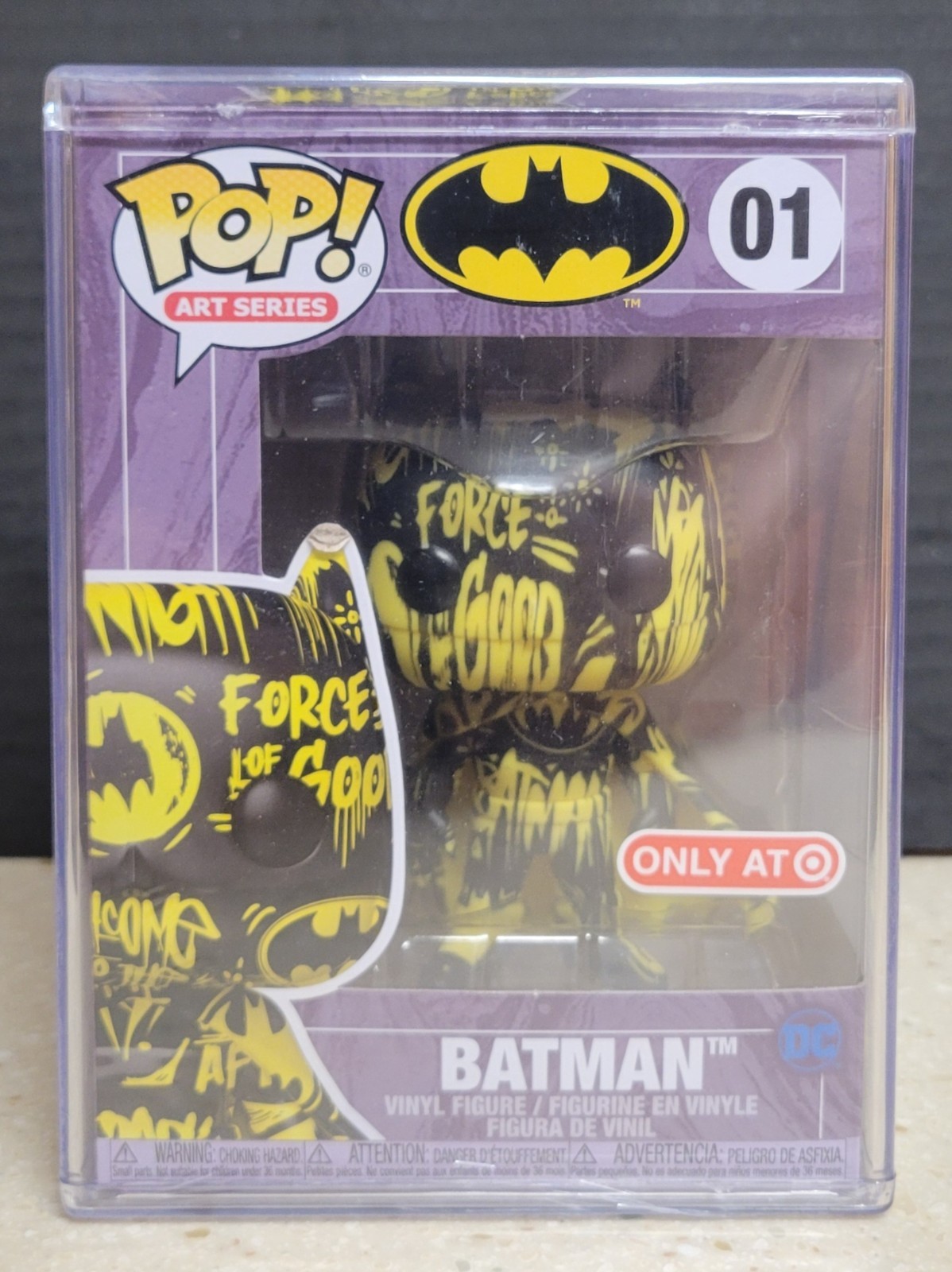 Funko POP--BATMAN (01)--DC ART SERIES--TARGET EXCL.--FACTORY SEALED ...