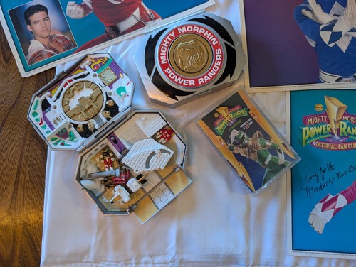 1994 SABAN’S MIGHTY MORPHIN POWER RANGERS OFFICIAL FAN CLUB BOX W ...