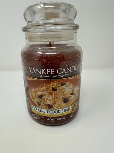 Yankee Candle Coconut Cookie Bar 22 oz Large Jar Candle RETIRED UNUSED ...