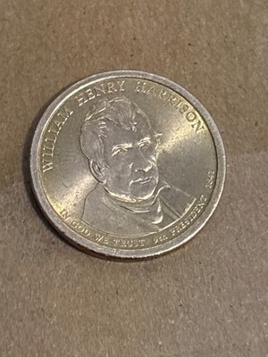 1841 William Henry Harrison $1 Presidential Dollar Coin • 9th President ...