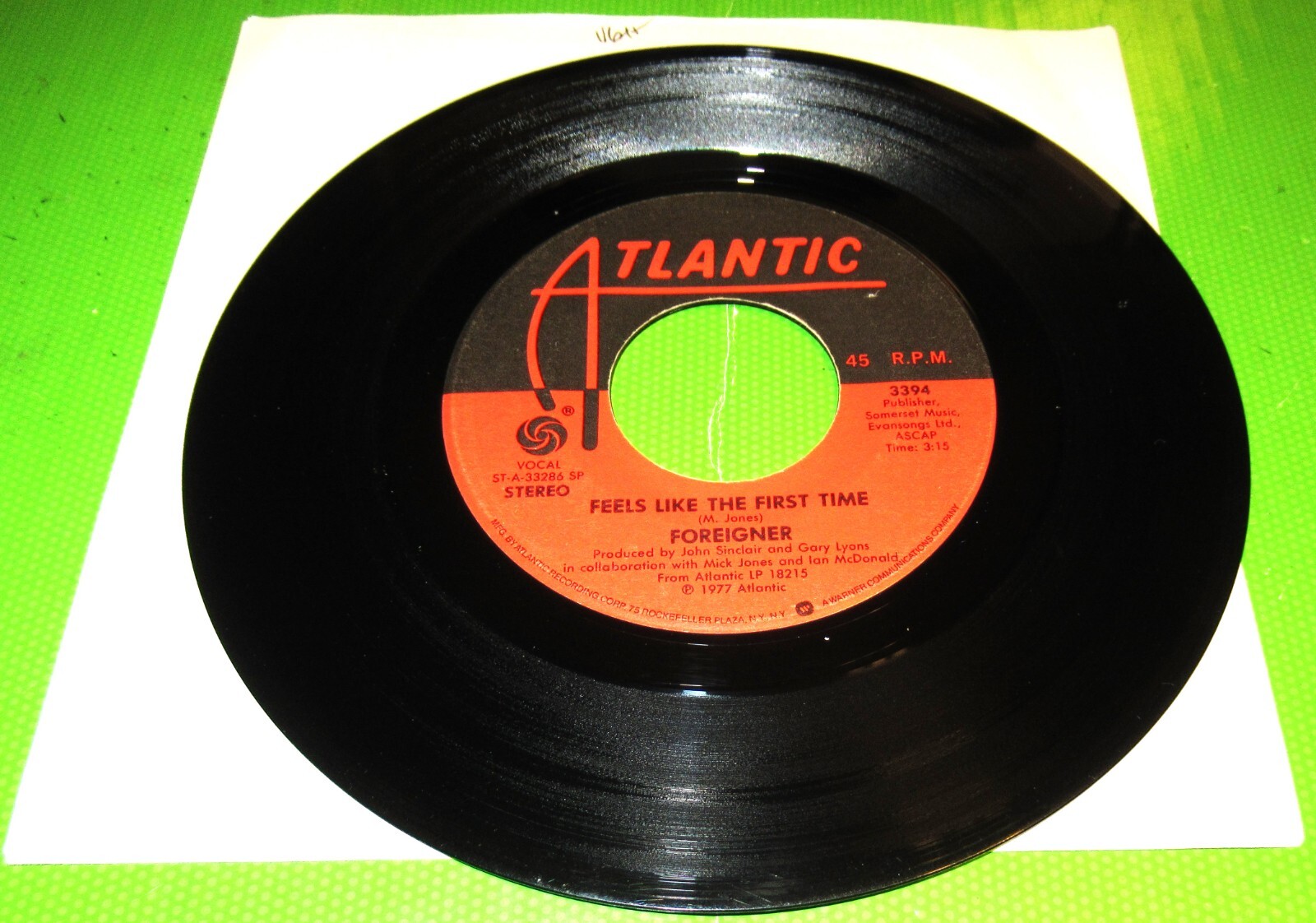 Foreigner, Feels Like The First Time / Woman Oh Woman | eBay