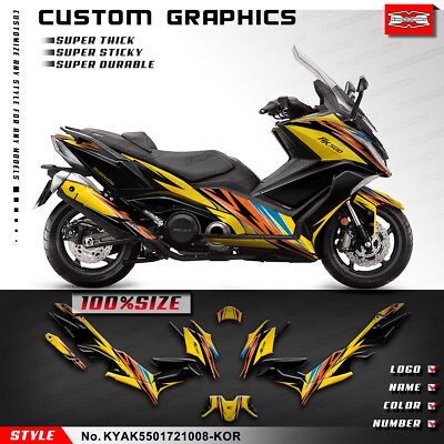 Racing Graphics Decals Stickers for KYMCO AK550 2017 2018 2019 2020 ...