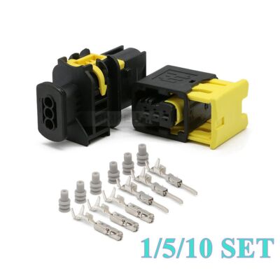 3Pin TE/AMP HDSCS DAF Truck/Automotive Male Female Waterproof Connector ...