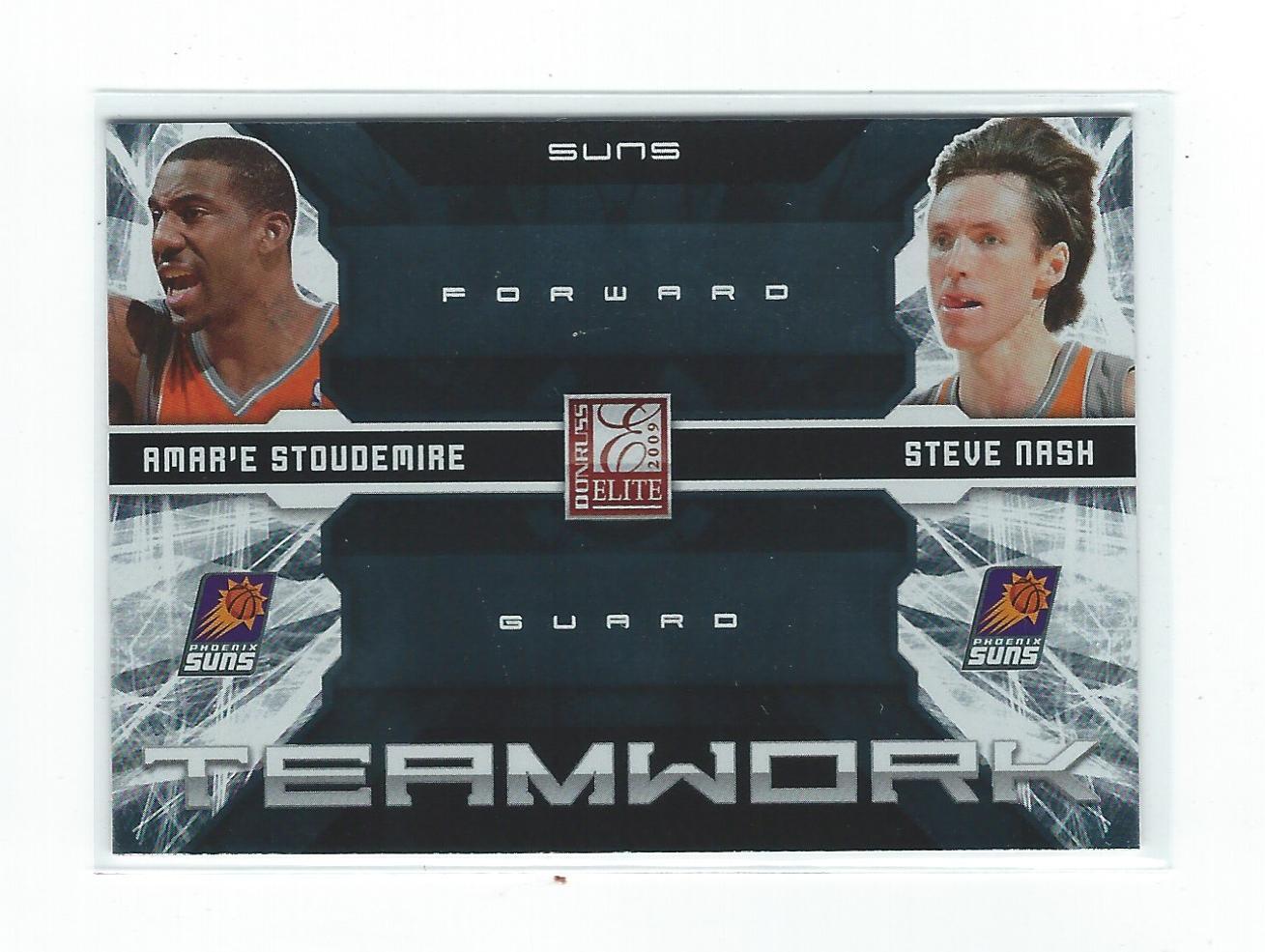 2009-10 Donruss Elite Teamwork Combos #24 Amar'e Stoudemire/Steve Nash ...