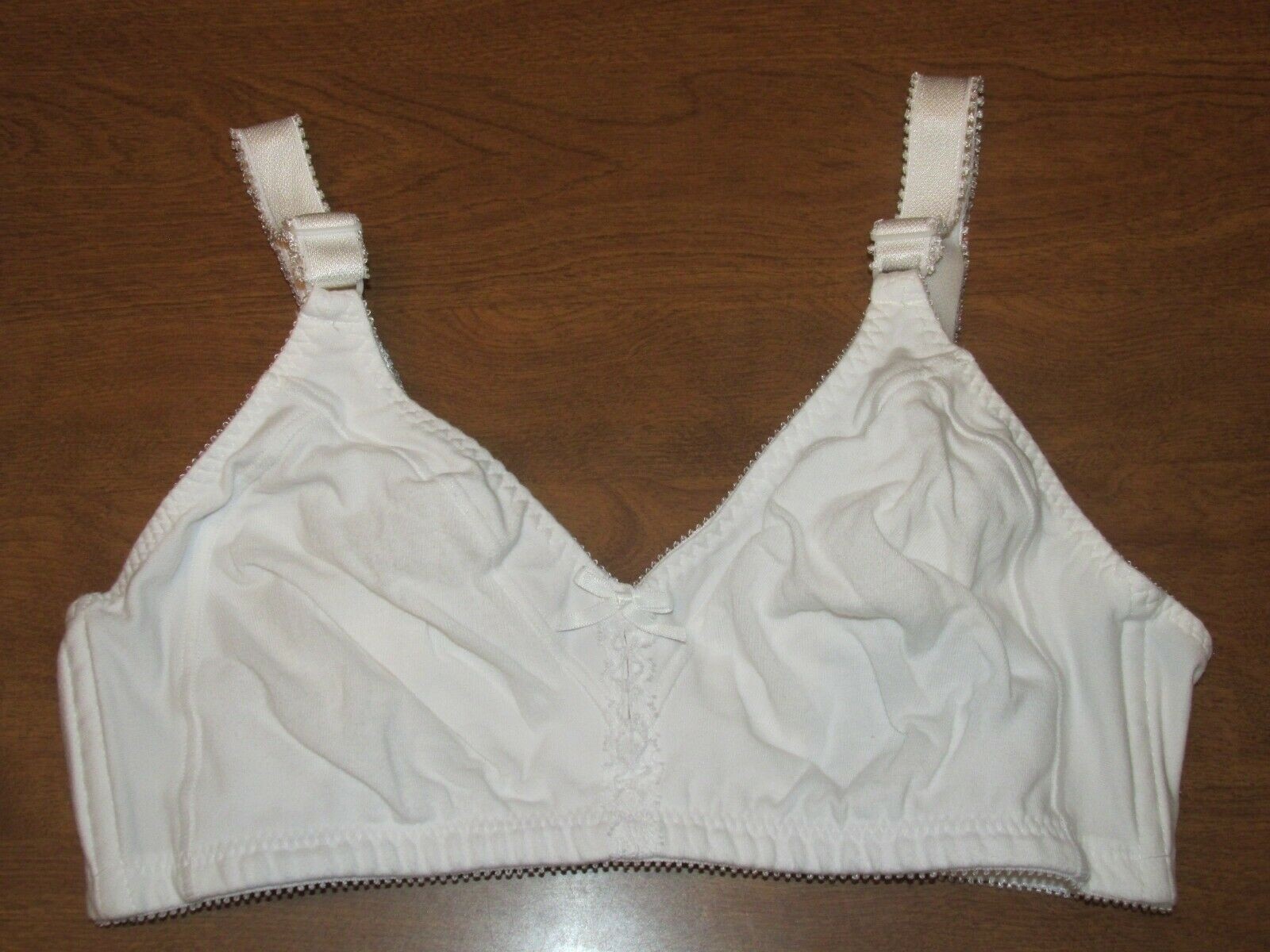 905B6 Bali 3036 Cotton Double Support All Over Stretch Wirefree Bra 36C ...