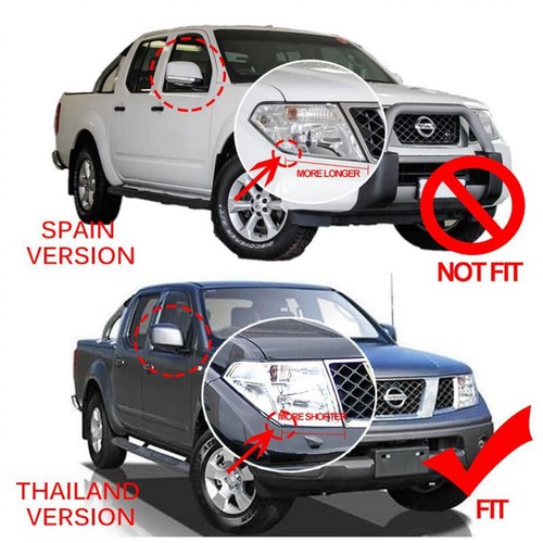 For Nissan Navara Frontier D40 2006~2012 Pair LR Side Wing Mirror Cover ...