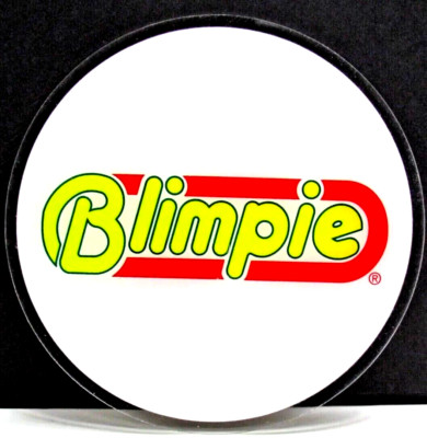 🥪 Blimpie Sandwich Round Plexiglass Advertisement Sign 10" New Old ...