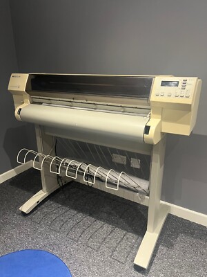 Hewlett Packard DesignJet 750C Plus Plotter/Printer with spare Ink ...