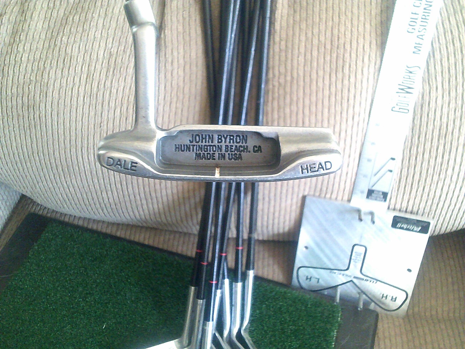 John Byron Byron Morgan Dale Head Putter. 35'' New Grip.. Sweet... | eBay
