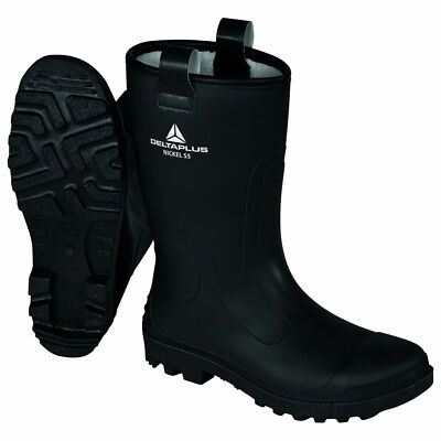 Delta Plus Fur Lined Thermal Work Steel Toe Cap Safety Wellington Boots ...