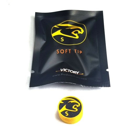 1 New Soft Predator Victory 8 Layered Leather Pool Cue Tip -14MM ...