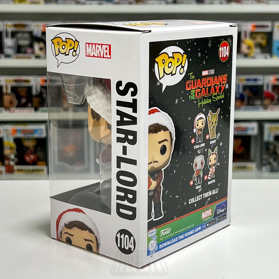 Funko Pop Marvel Star-Lord Guardians Galaxy Holiday Special #1104 ...