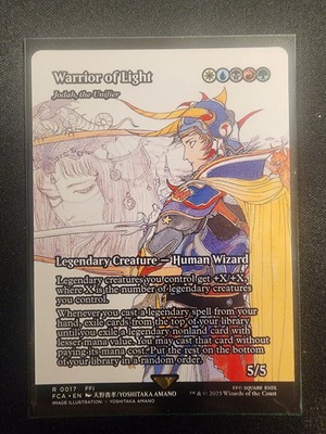Warrior of Light - Jodah, the Unifier (Showcase) Final Fantasy mtg 0017 ...