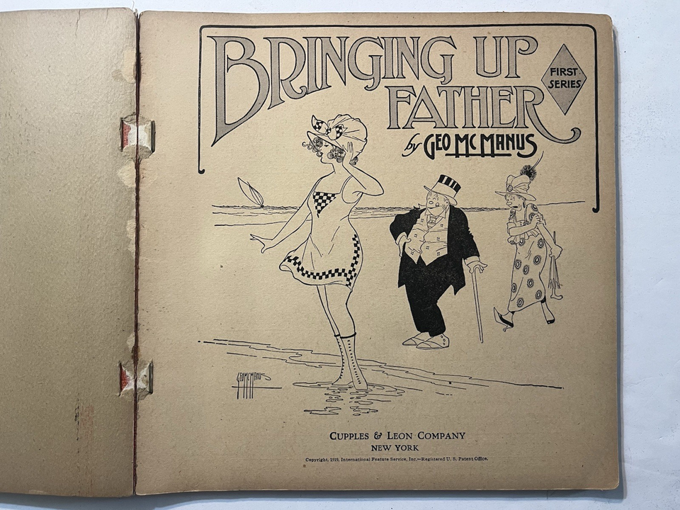1919 1st Series Bringing Up Father George McManus Cartoon Character ...