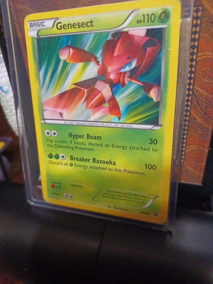 Pokémon TCG Red Genesect BW Black Star Promos BW99 Holo Promo | eBay