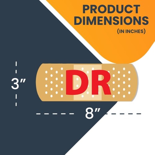 DR Band Aid Magnet Decal, 3x8 In Heavy Duty Automotive Magnet for Car ...