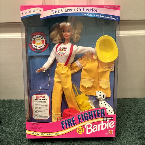 Fire Fighter Barbie The Career Collection Special Edition 1994 Mattel ...