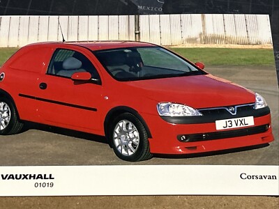 Vauxhall Corsavan Corsa Van Car Promo Press Release Sales Photo | eBay UK