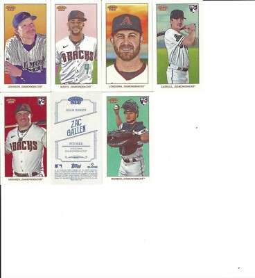 2023 Topps T206 Arizona Diamondbacks Complete Regular Team Set (7) | eBay