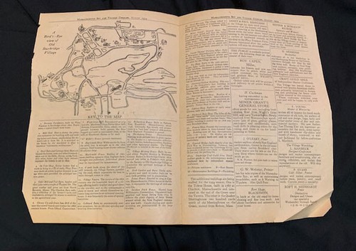 THE MASSACHUSETTS SUN AND VILLAGE COURIER Newspaper August 1954 Old ...