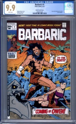 Barbaric #1 Daniel Variant Cover CGC 9.9 Vault Comics 2021 Conan #1 ...
