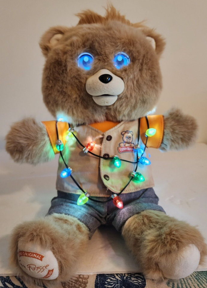 Teddy Ruxpin Animated Storytelling Bear Bluetooth LCD Eyes VIDEO Works ...