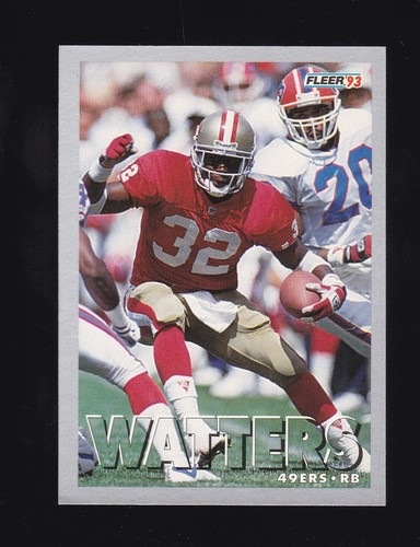 1993 Fleer Ricky Watters #207 San Francisco 49ers | eBay