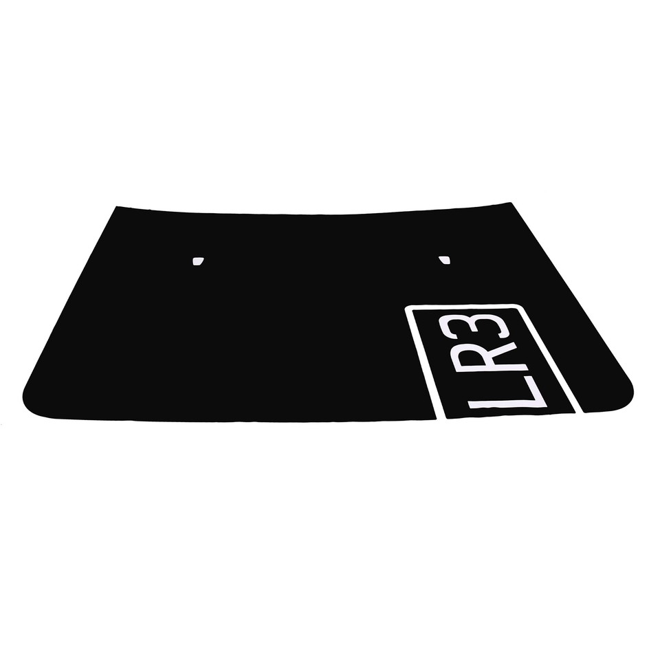 Black Bonnet Decal Fit For Land Rover Discovery 3 & 4| Anti-Glare vinyl ...