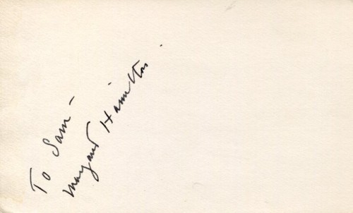 Margaret Hamilton The Wizard Of Oz Wicked Witch Signed Autograph BAS ...